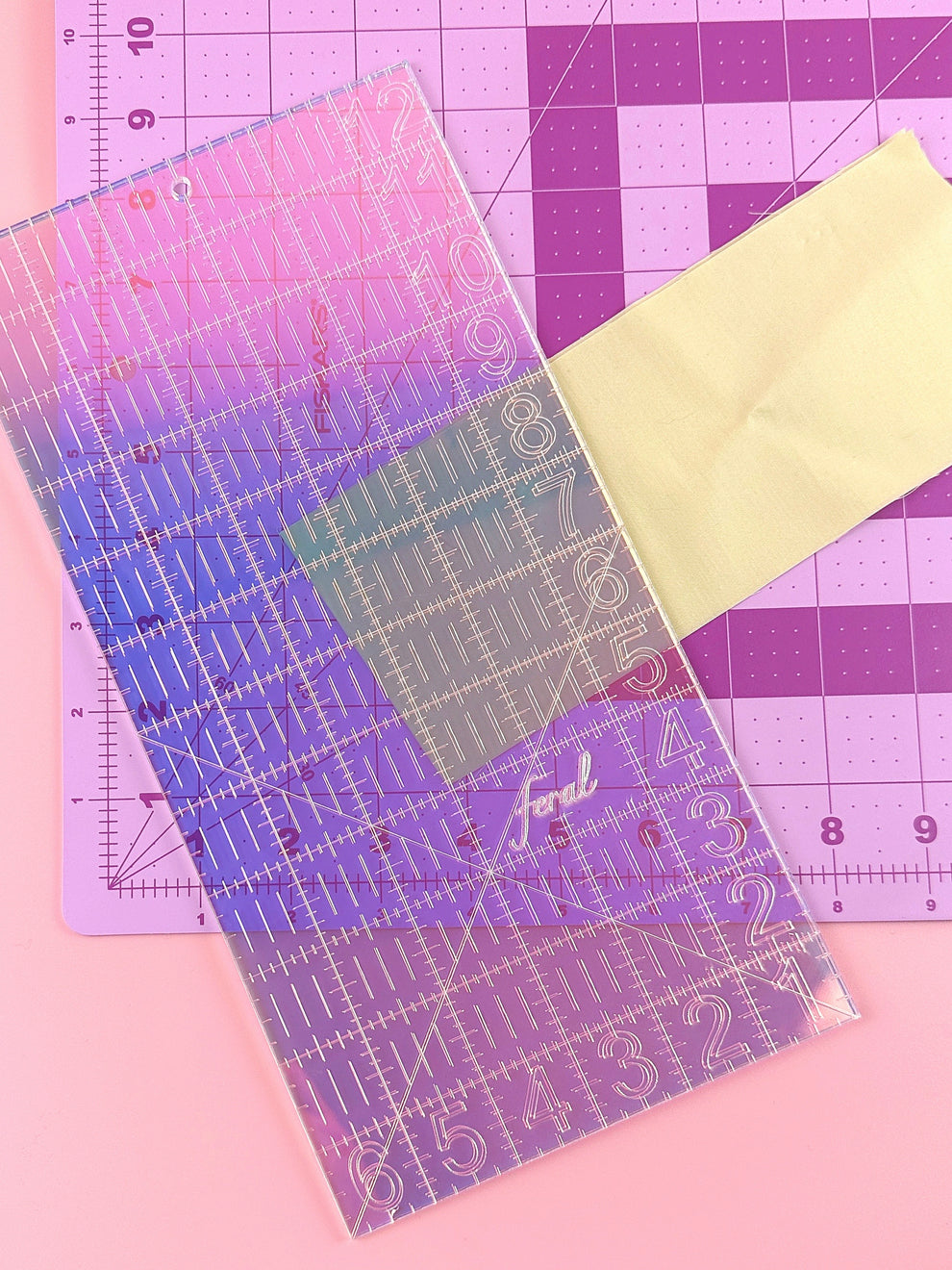 6 x 12 Quilting Ruler – Feral Notions